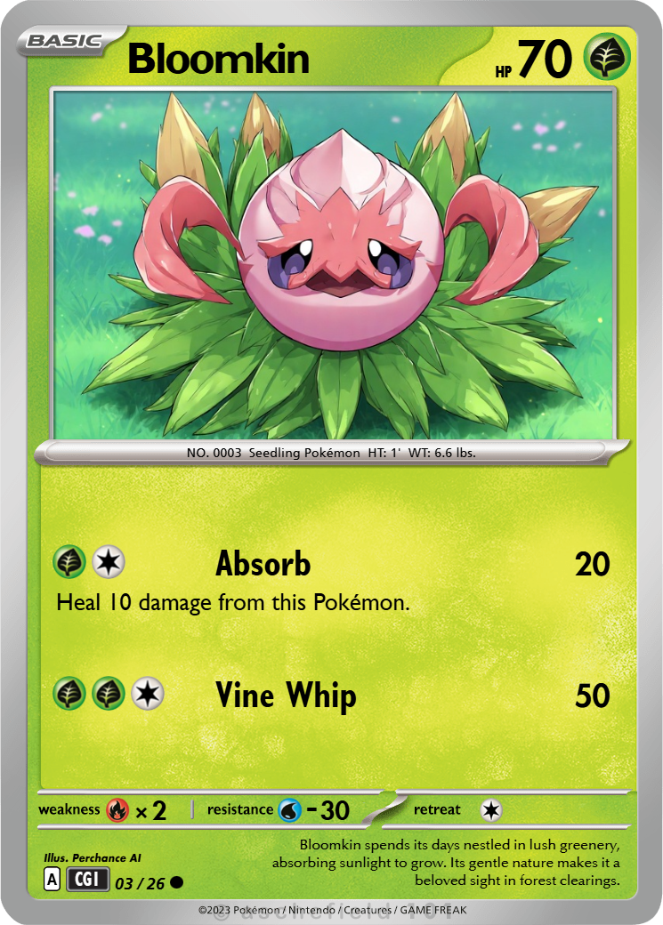 Bloomkin - GriffyToo | Pokécardmaker.net