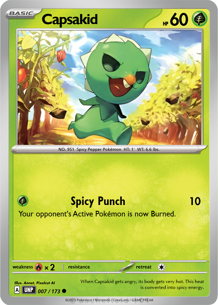 Capsakid - GriffyToo | Pokécardmaker.net