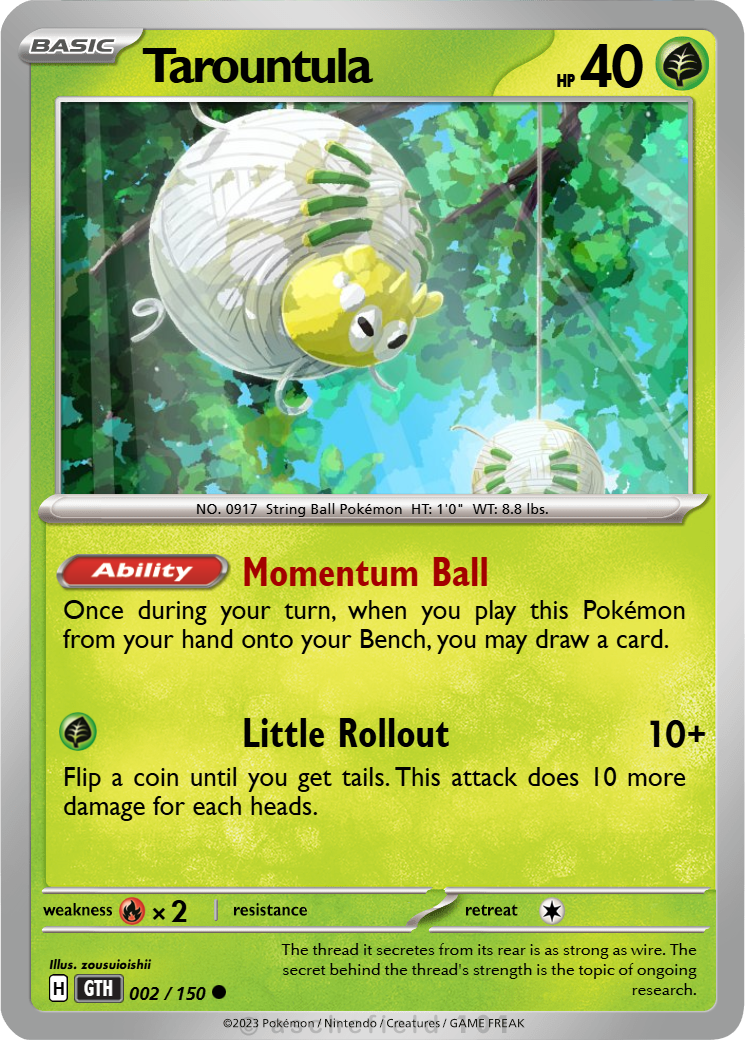 Tarountula - GrimThoughts | Pokécardmaker.net