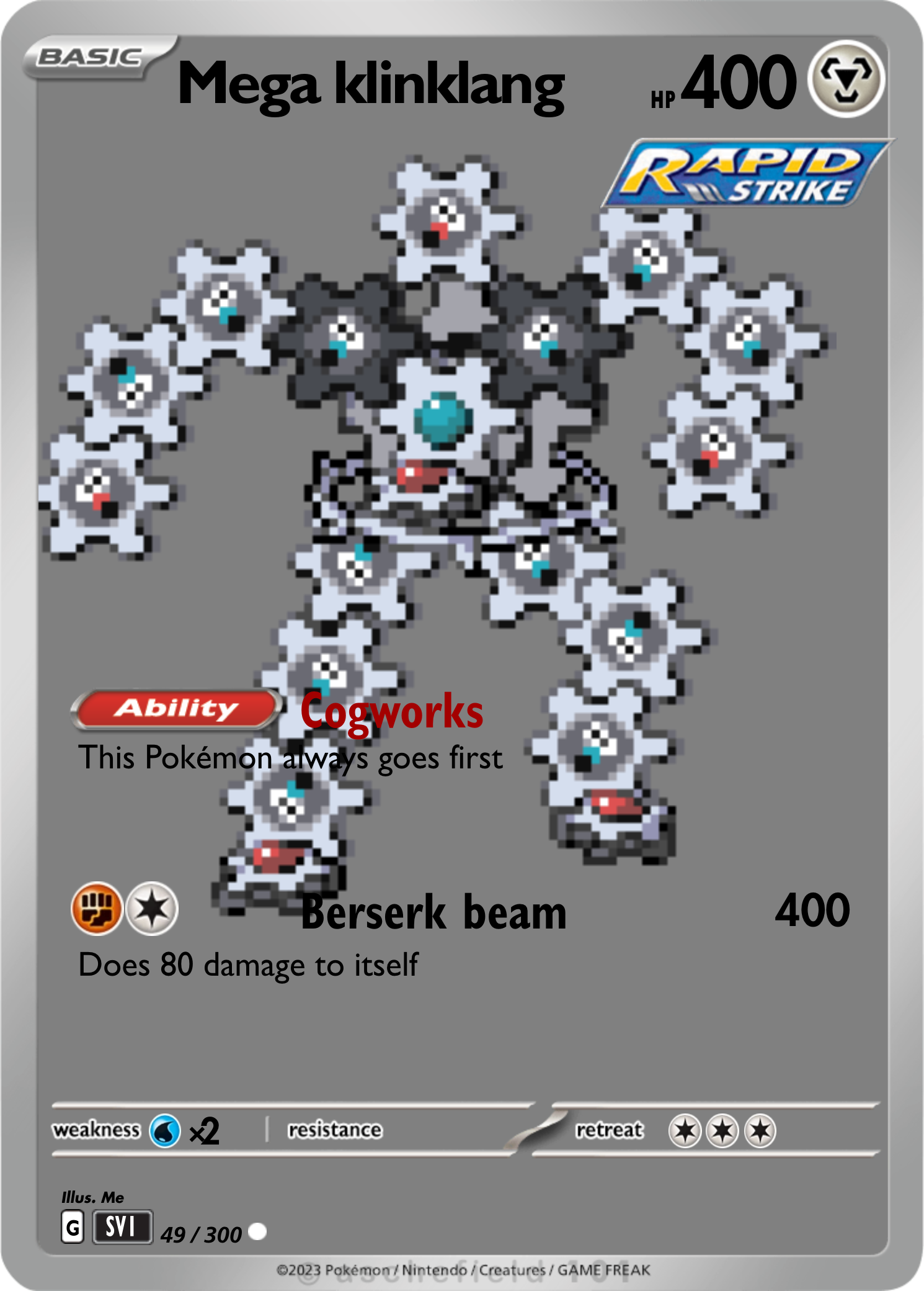 Mega klinklang - Guy_436 | Pokécardmaker.net