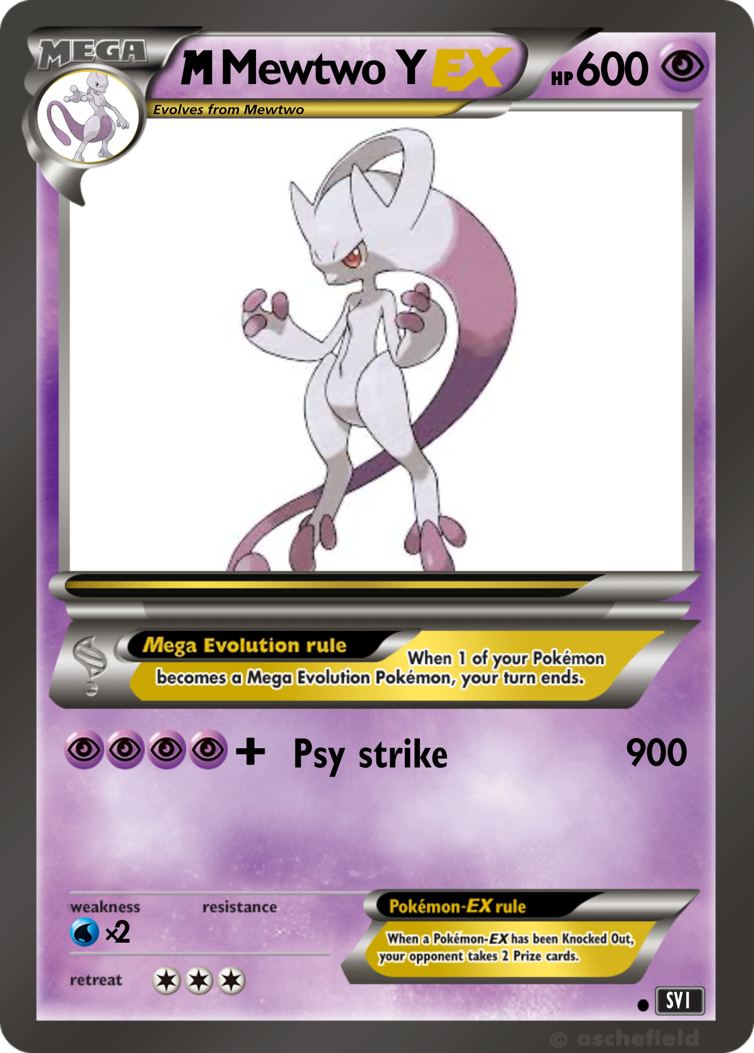 Mewtwo Y - Guy_436 | Pokécardmaker.net