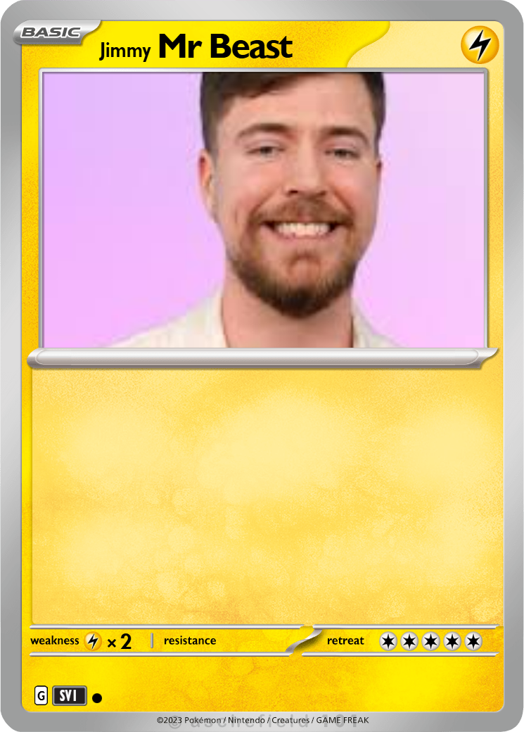Mr Beast - HAHHSHKK | Pokécardmaker.net