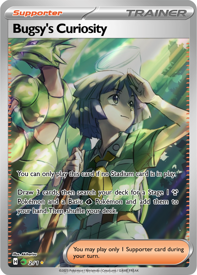 Bugsy's Curiosity - HAYAA_LE_RETOUR | Pokécardmaker.net