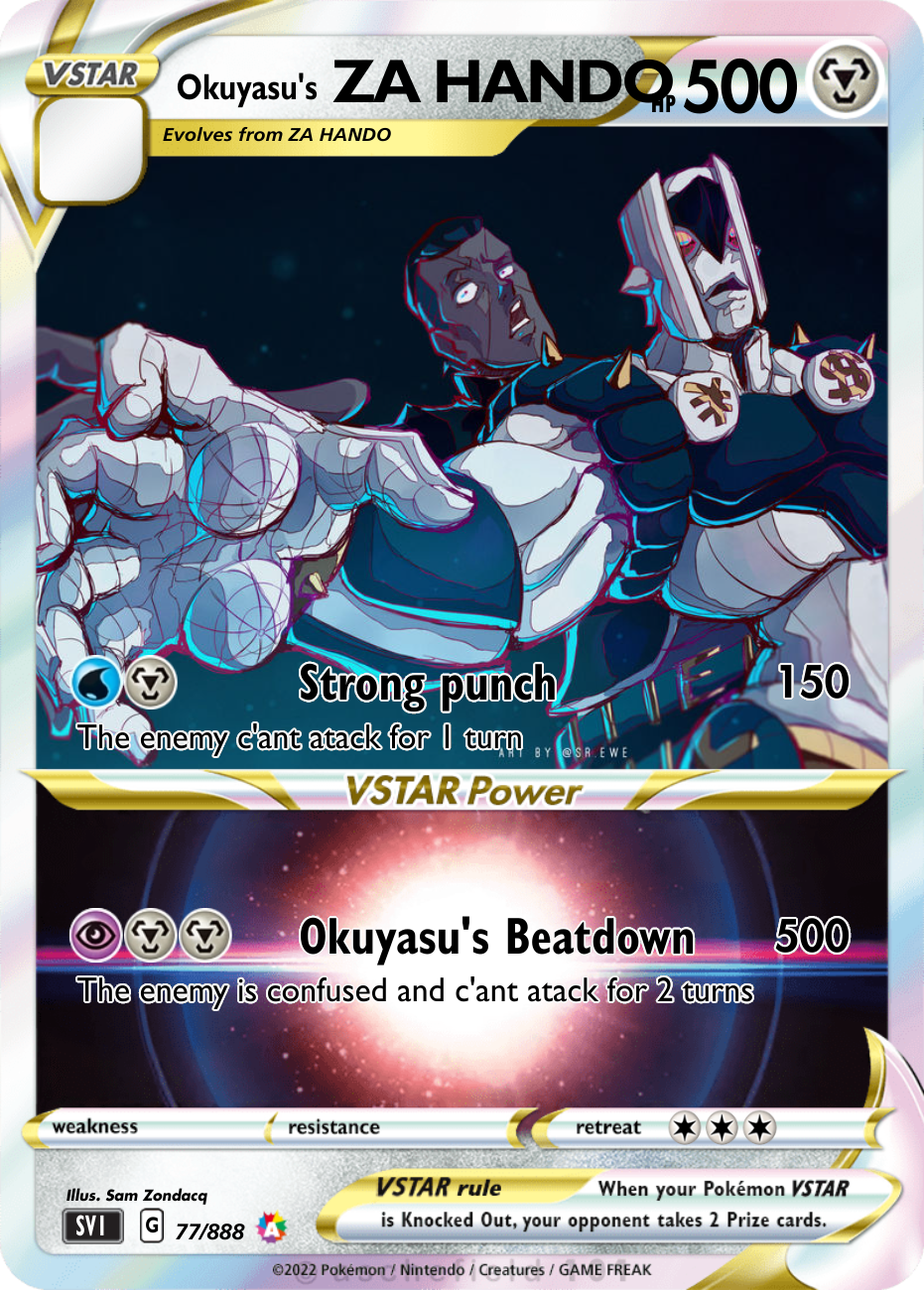 ZA HANDO - HEHEHEHA | Pokécardmaker.net