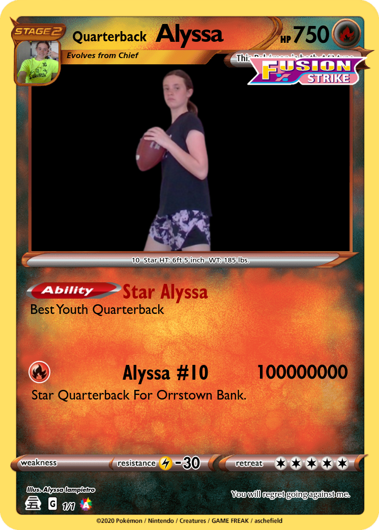 Alyssa - HI5 | Pokécardmaker.net