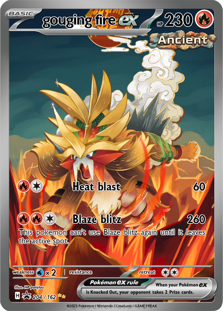 gouging fire - HP_potatos | Pokécardmaker.net
