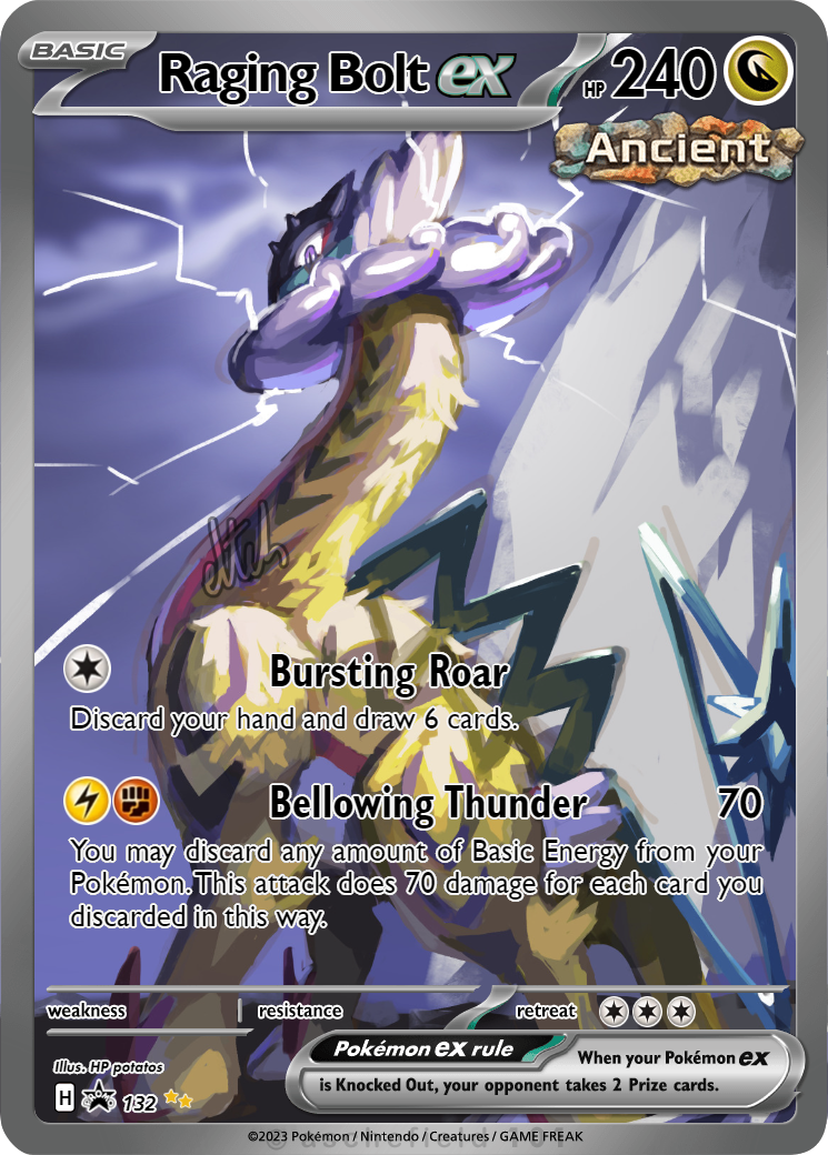 Raging Bolt - HP_potatos | Pokécardmaker.net