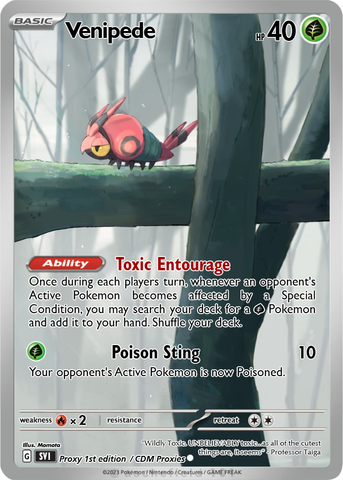 Venipede - Hadran117 | Pokécardmaker.net