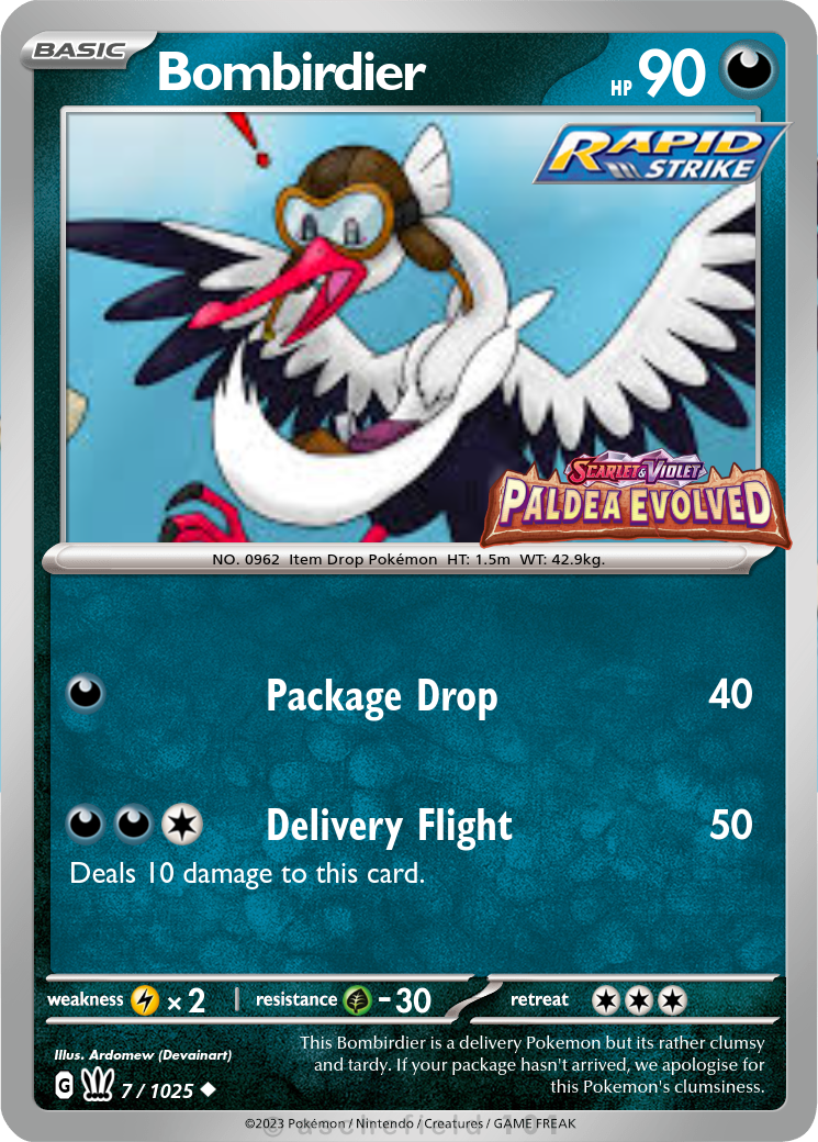 Bombirdier - HainariSylvia | Pokécardmaker.net