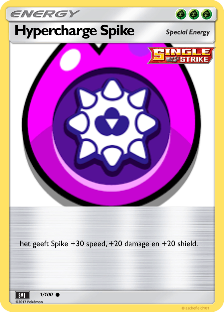 Hypercharge Spike - Hajo123 | Pokécardmaker.net