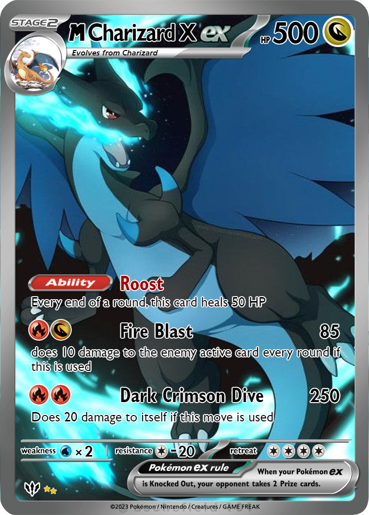 [m] Charizard X - Heavy | Pokécardmaker.net