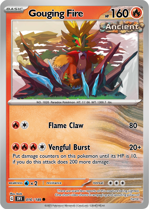Gouging Fire - Hehahe | Pokécardmaker.net