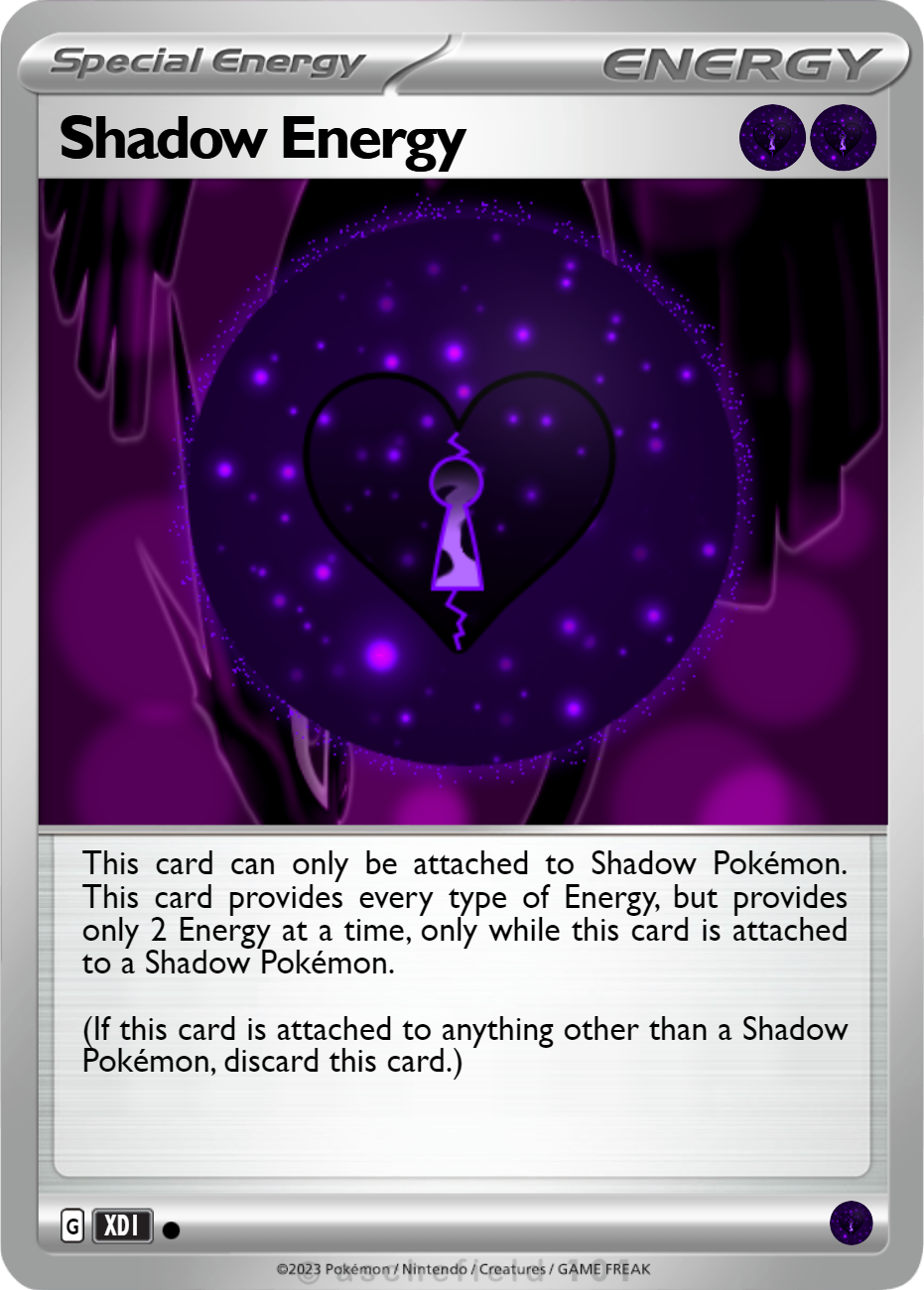 Shadow Energy - HeroCrafter | Pokécardmaker.net