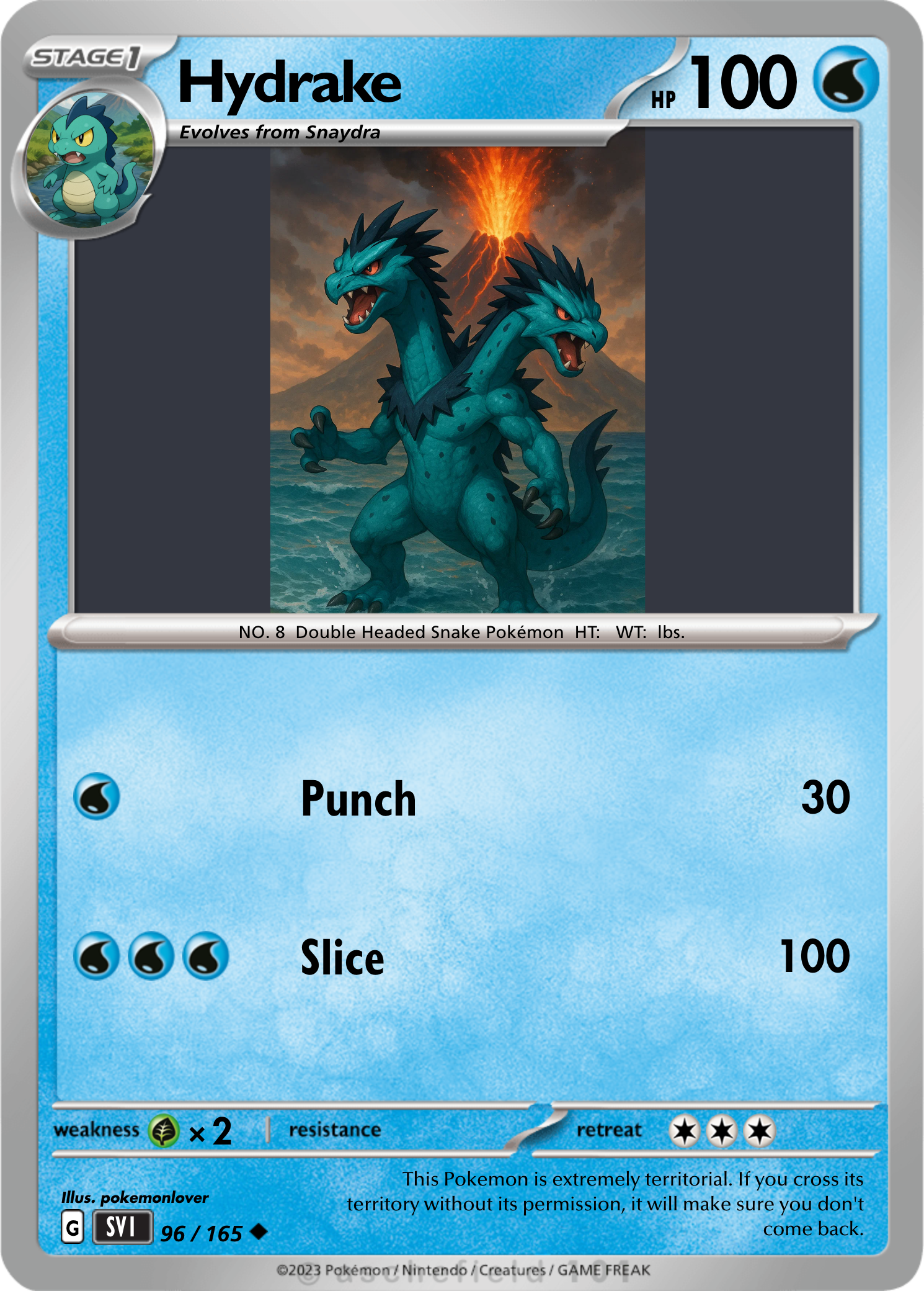 Hydrake - Hiiiiiiiiiiiii1223 | Pokécardmaker.net