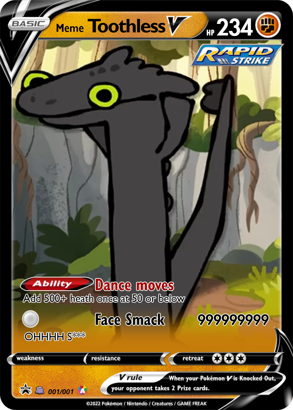 Toothless - HollowRider23 | Pokécardmaker.net
