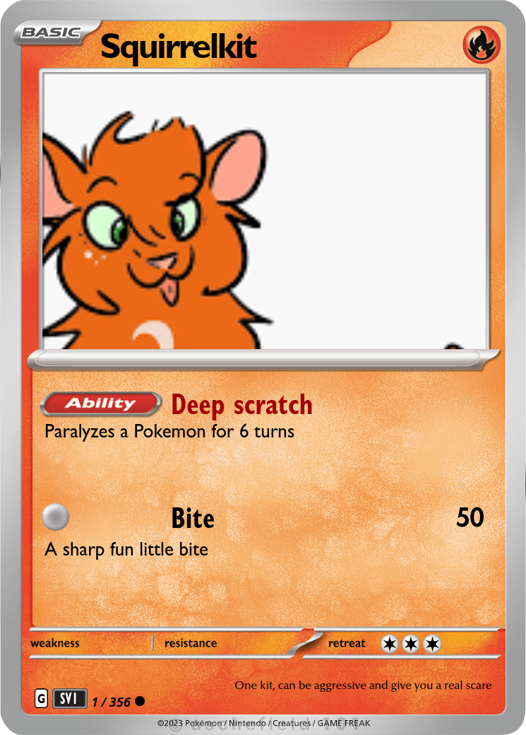 Squirrelkit - Hollywing | Pokécardmaker.net