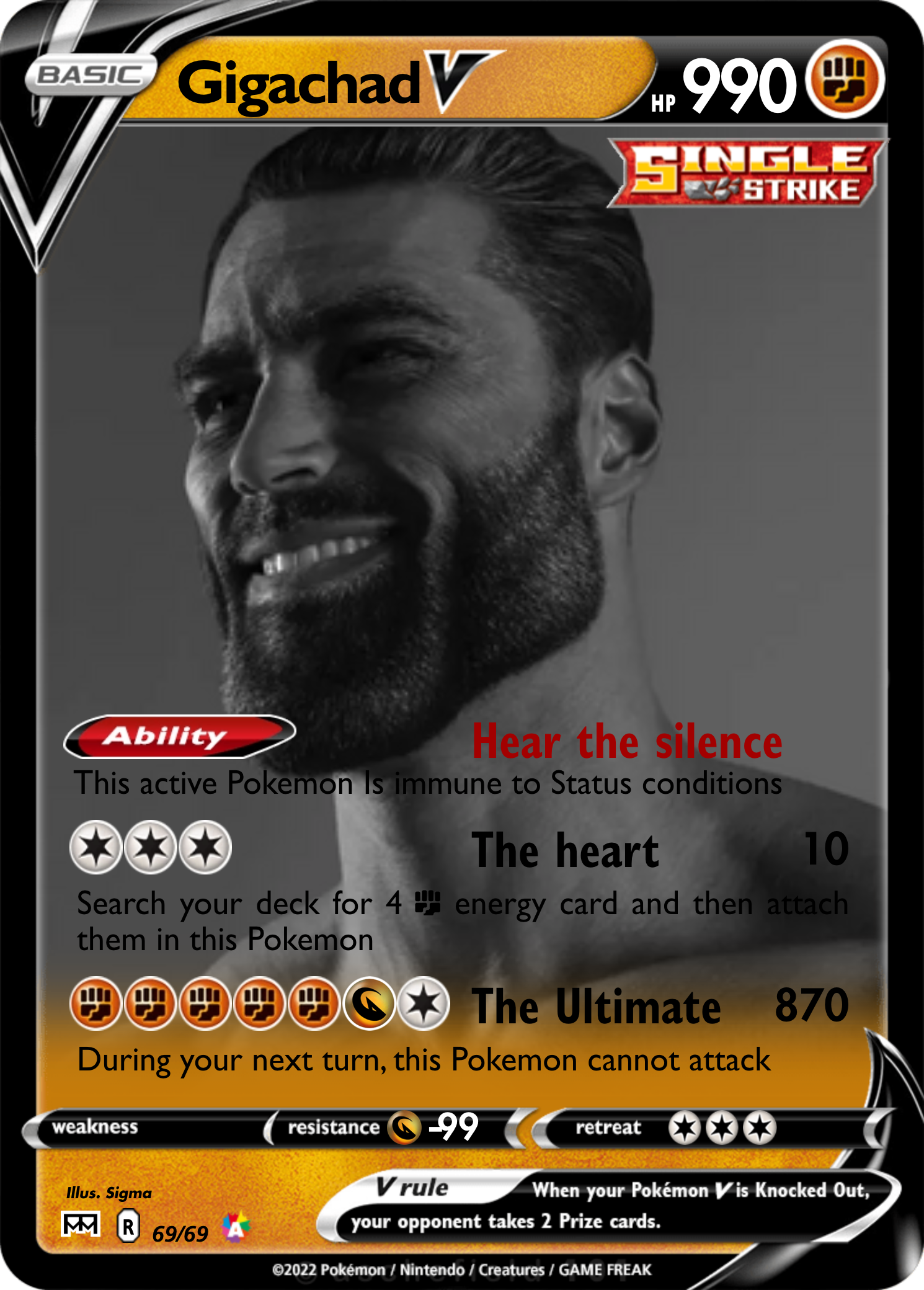 Gigachad - Homelander | Pokécardmaker.net