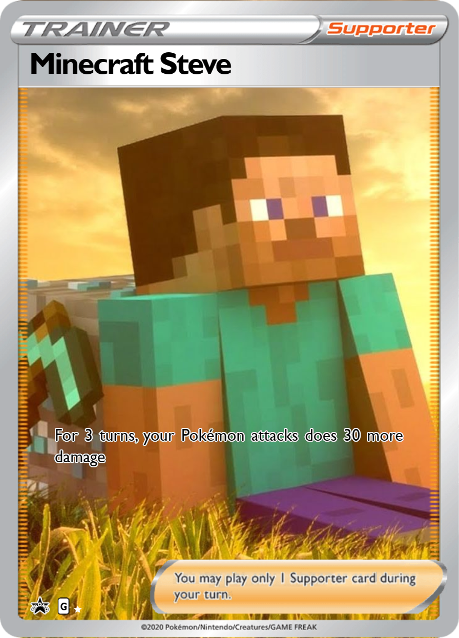 Minecraft Steve - HoroPuro | Pokécardmaker.net