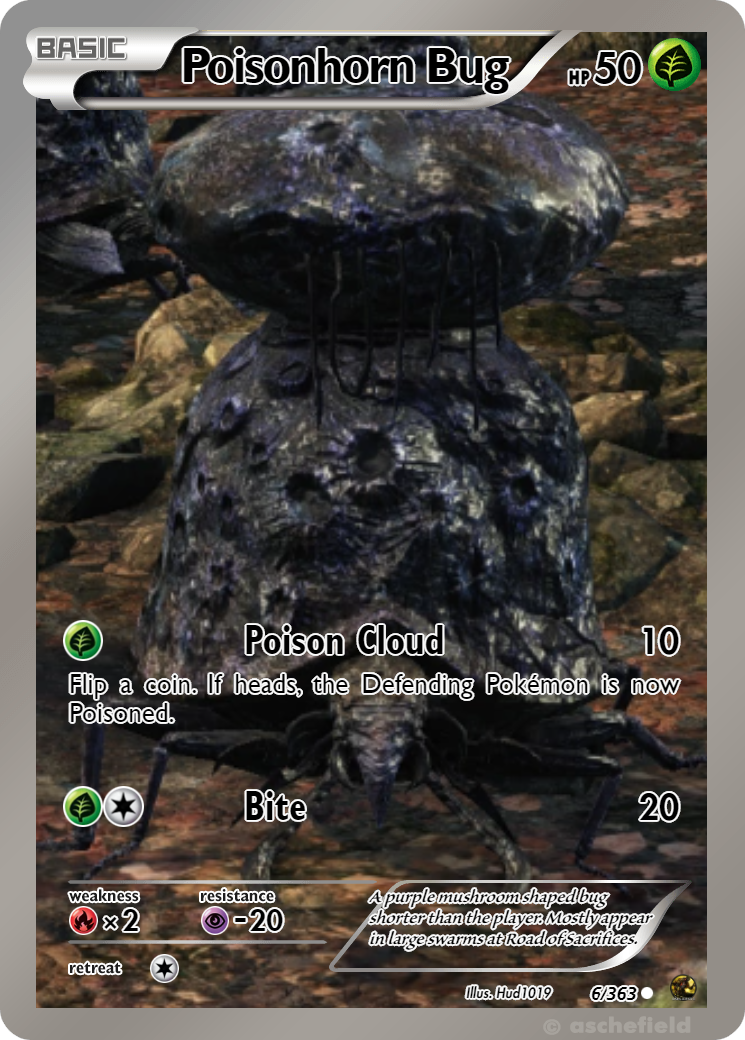 Poisonhorn Bug - Hud1019 | Pokécardmaker.net
