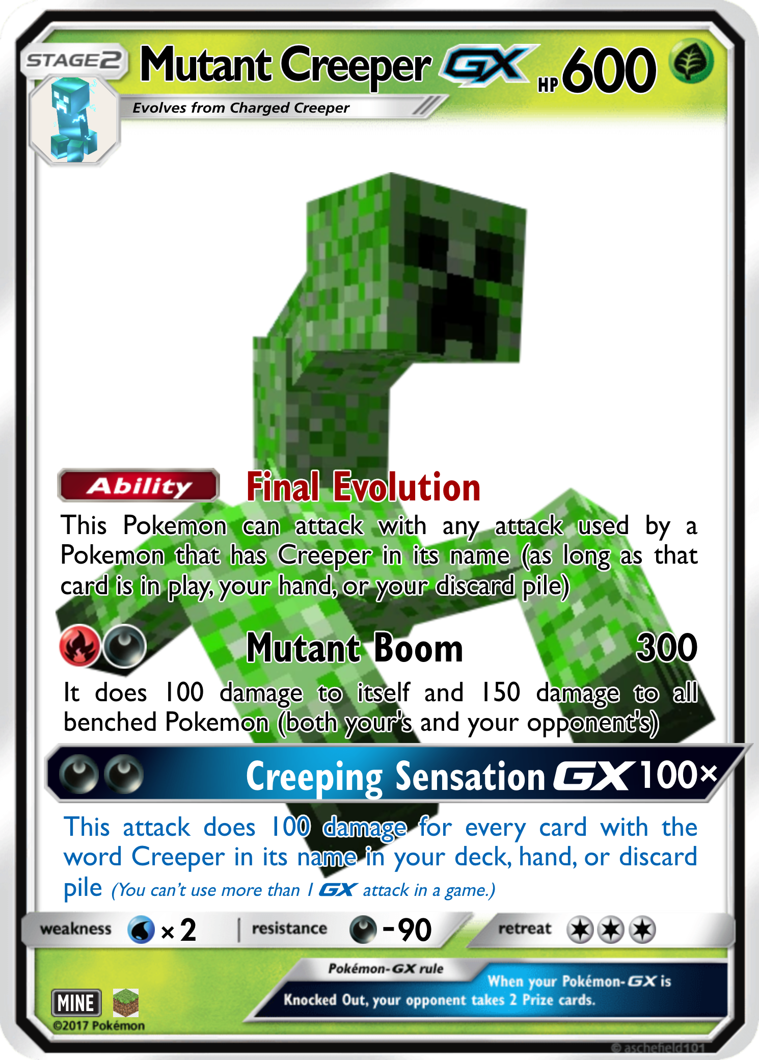 Minecraft Mutant Creeper
