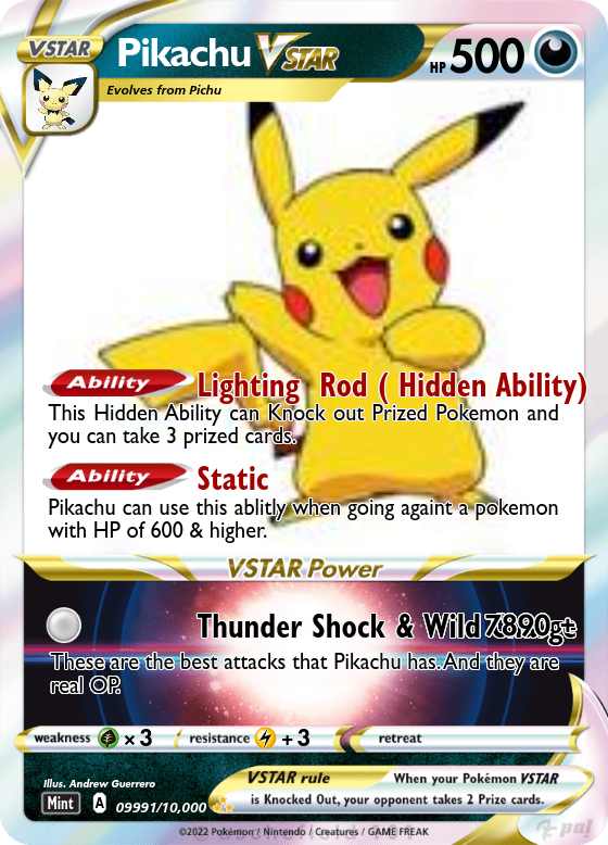 Pikachu - Hyper-Shadic-99 | Pokécardmaker.net