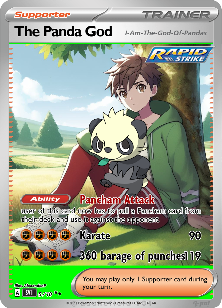 The Panda God - I-am-The-God-Of-Pandas | Pokécardmaker.net