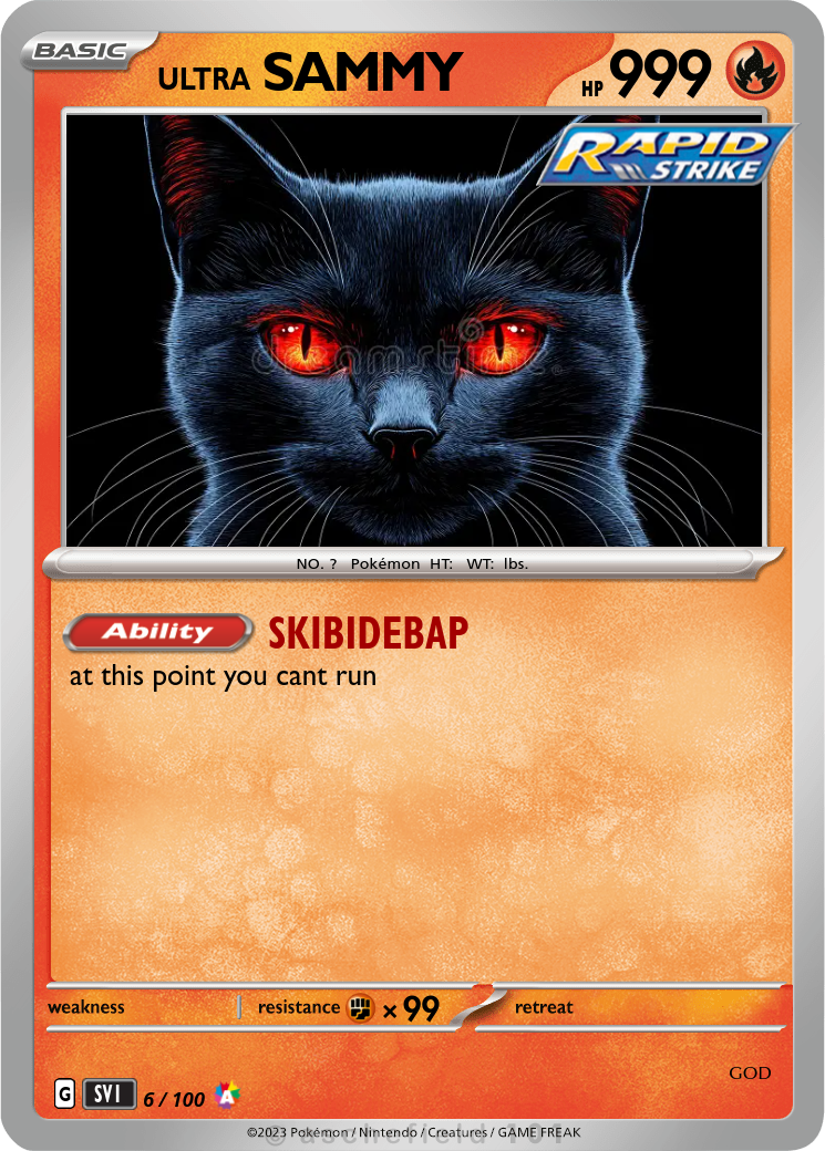 SAMMY - IAMBOICHILD123 | Pokécardmaker.net