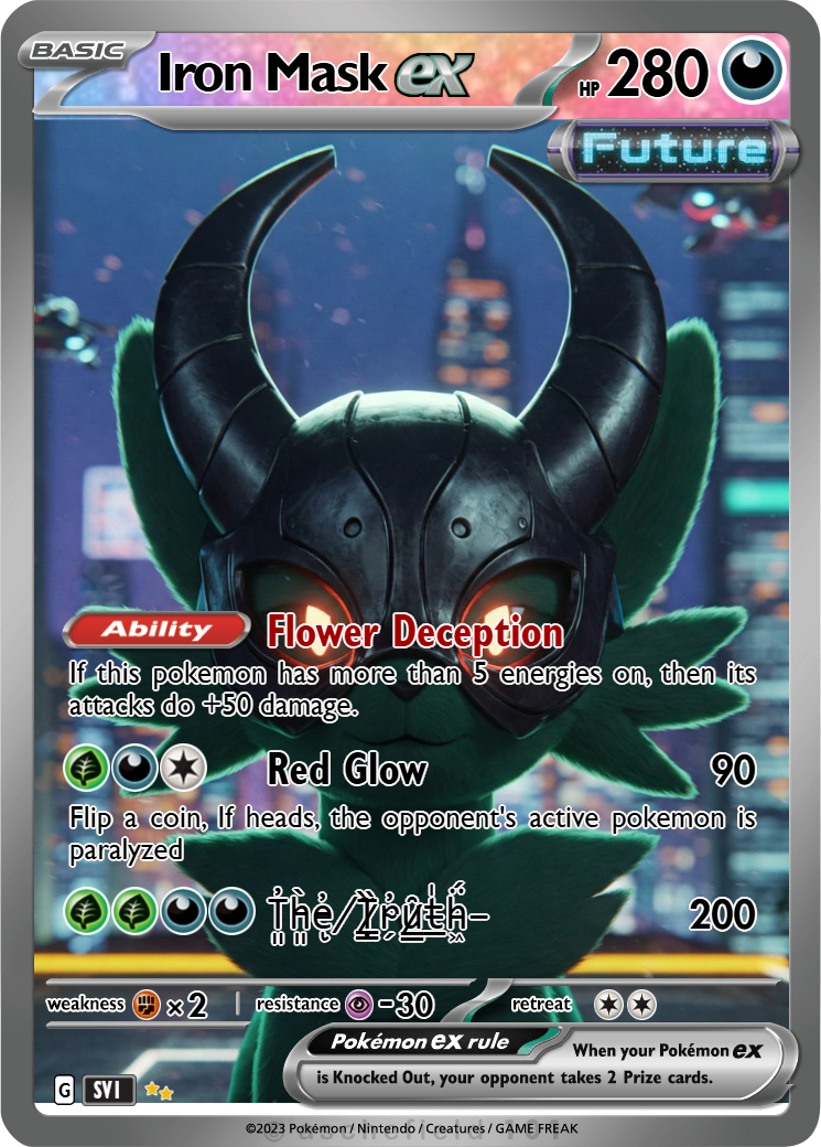 Iron Mask - IAmMipha | Pokécardmaker.net