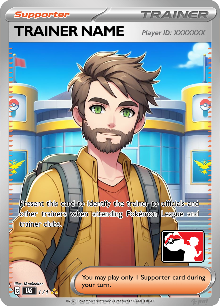 TRAINER NAME - IAmSeeker | Pokécardmaker.net