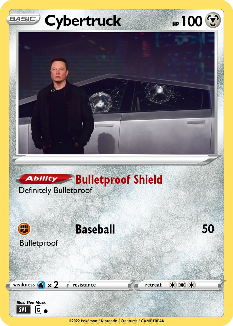 Cybertruck - IBROSOXI | Pokécardmaker.net