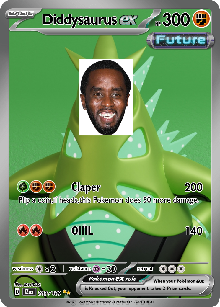 Diddysaurus - IDZOID | Pokécardmaker.net