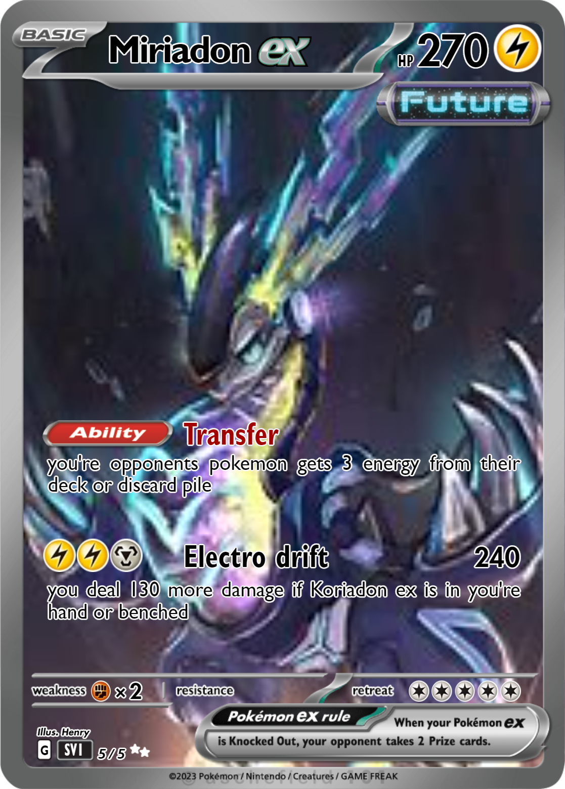 Miriadon - ILIKECYCLIZAR | Pokécardmaker.net