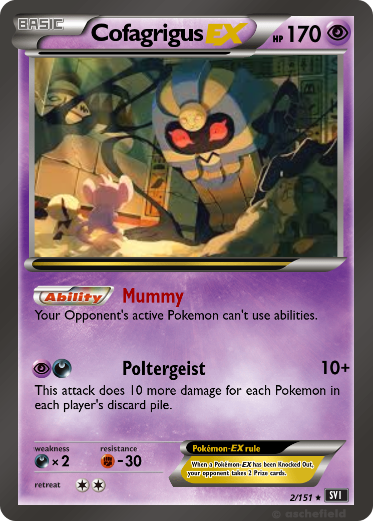 Cofagrigus - ILIKEFOOD | Pokécardmaker.net
