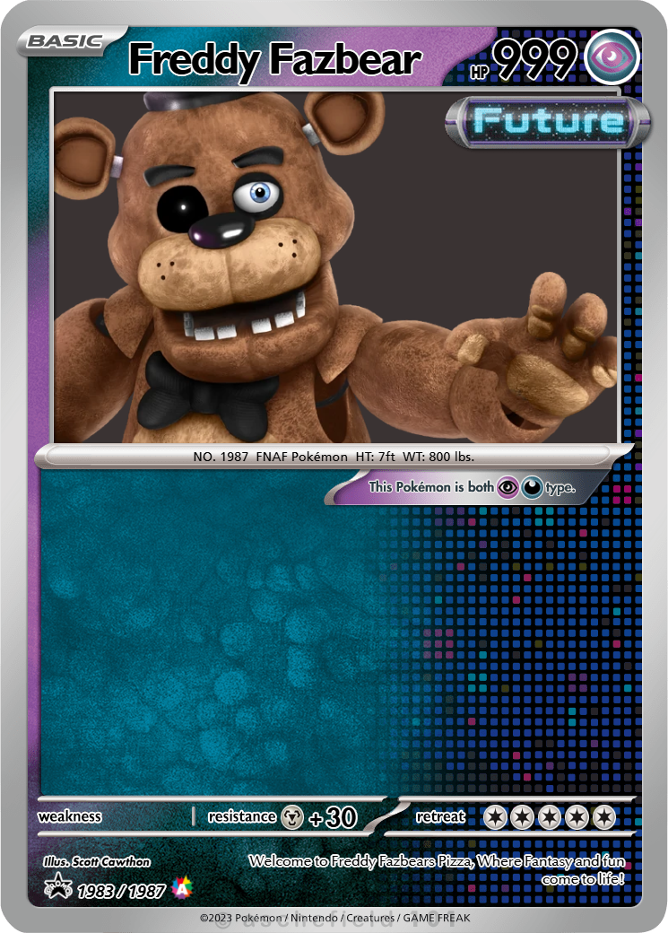 Freddy Fazbear - IMAKEFNAFCARDS | Pokécardmaker.net