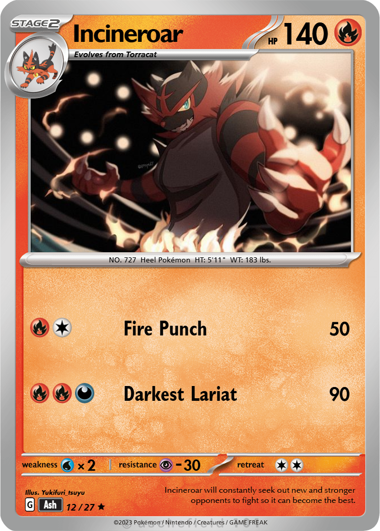 Incineroar - INSOMNIAK | Pokécardmaker.net