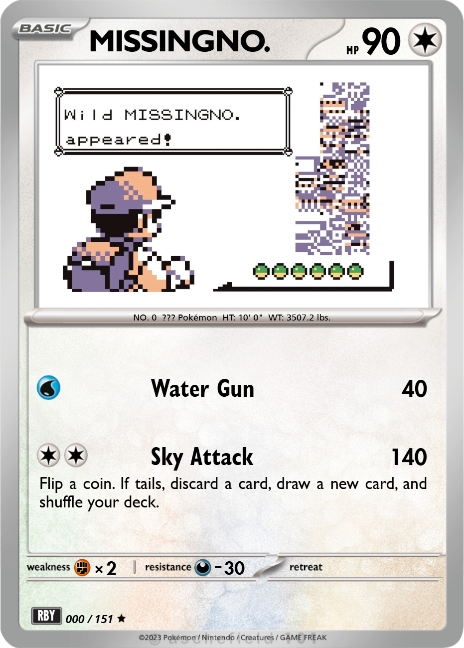MISSINGNO. - IPVG | Pokécardmaker.net