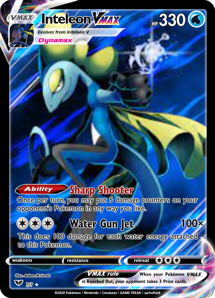 Inteleon - IdkidkidkImakecards | Pokécardmaker.net