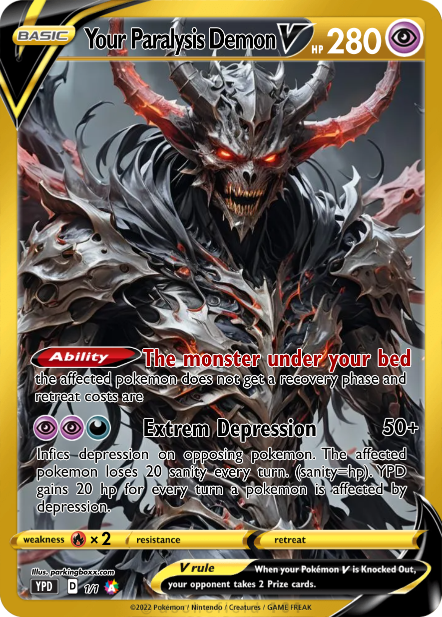 Your Paralysis Demon - Ignis | Pokécardmaker.net