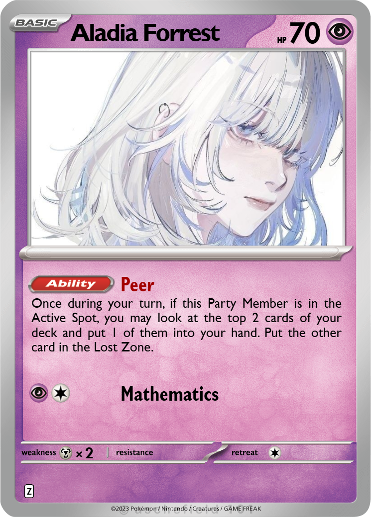 Aladia Forrest - Ikkqrus | Pokécardmaker.net