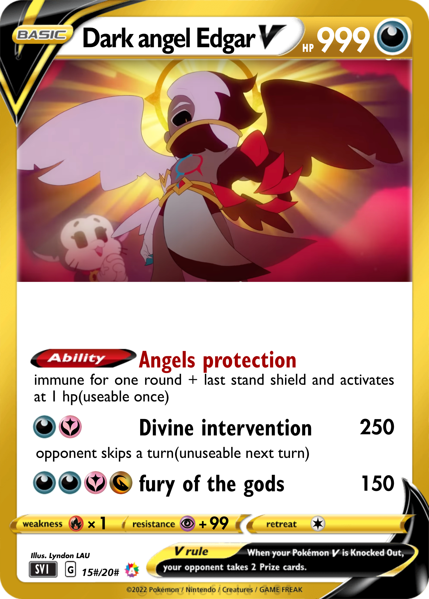 Dark angel Edgar - Ilikebrawlstars123 | Pokécardmaker.net