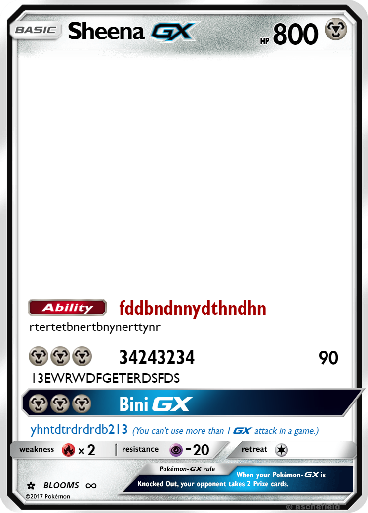 Sheena - Illuka | Pokécardmaker.net