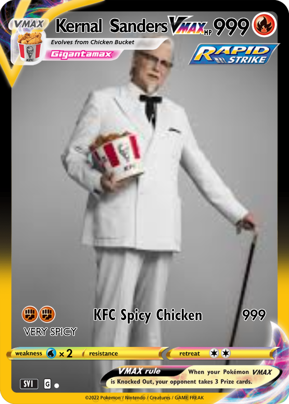 Kernal Sanders - Ilovekfcwatermelon | Pokécardmaker.net