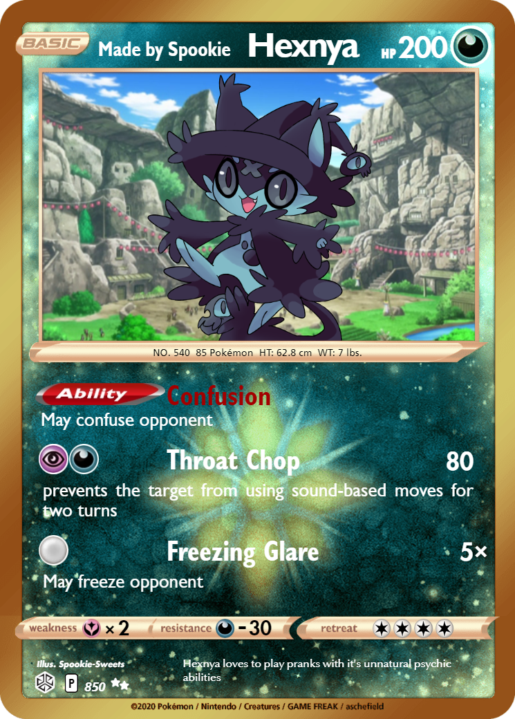 Hexnya - ImaAnimatedBoi | Pokécardmaker.net