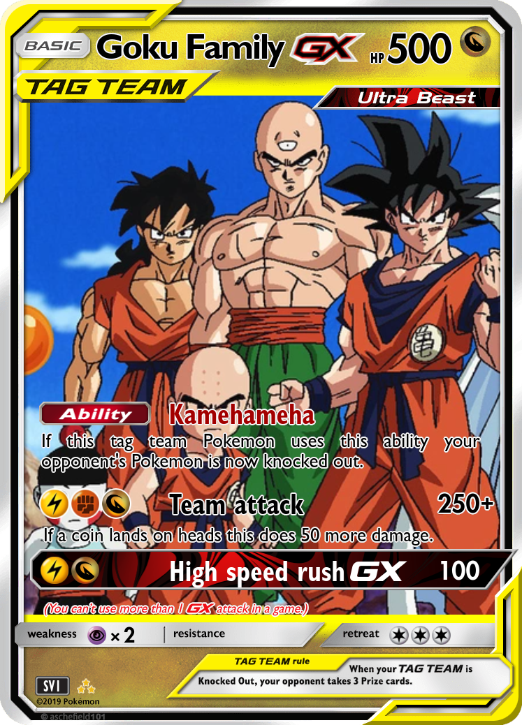 Goku Family - ImaS | Pokécardmaker.net