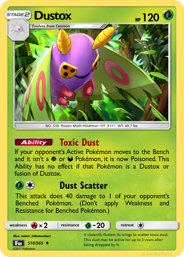 Dustox - InfiniteFusionTCG | Pokécardmaker.net