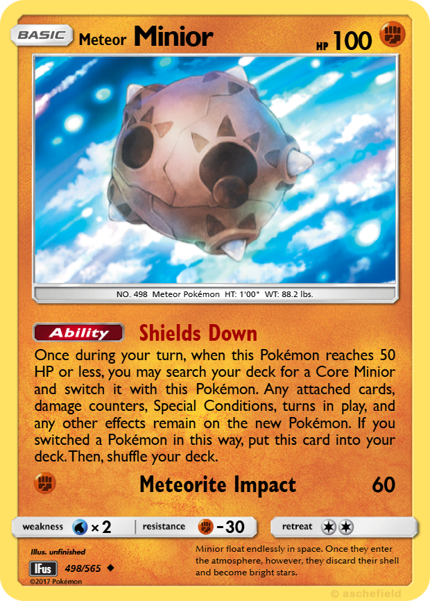 Minior - InfiniteFusionTCG | Pokécardmaker.net