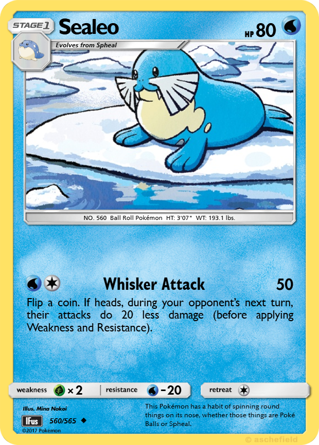 Sealeo - InfiniteFusionTCG | Pokécardmaker.net