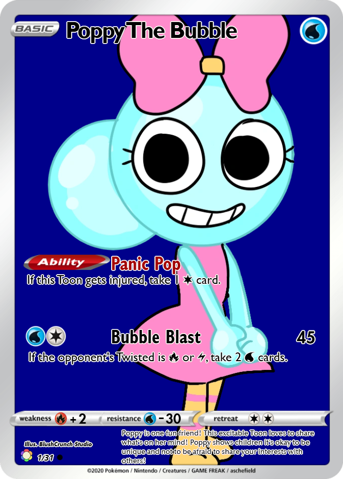 Poppy The Bubble - Inkong_nito | Pokécardmaker.net