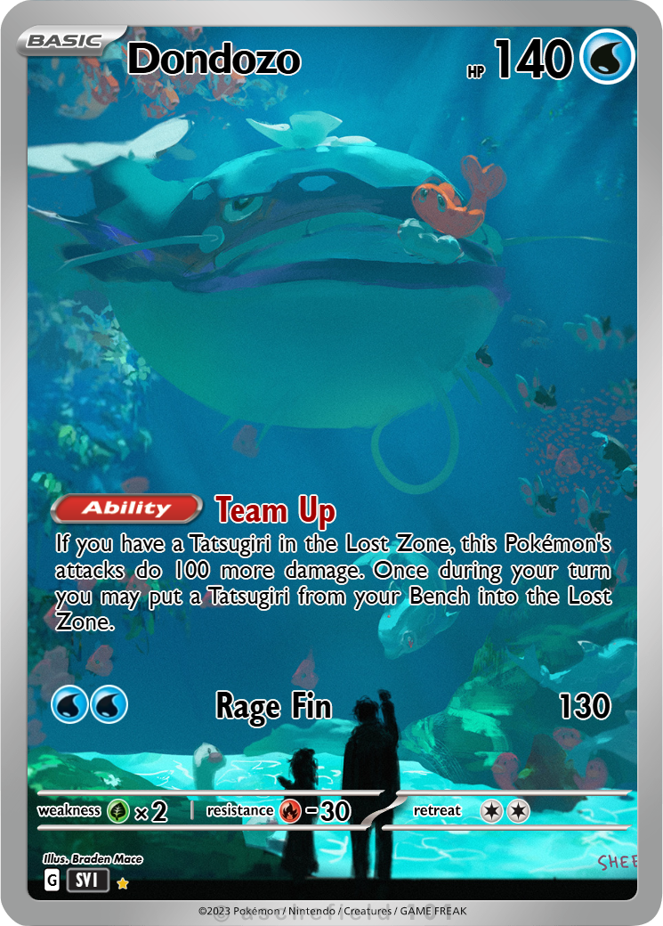 Dondozo - Inlandhydra | Pokécardmaker.net