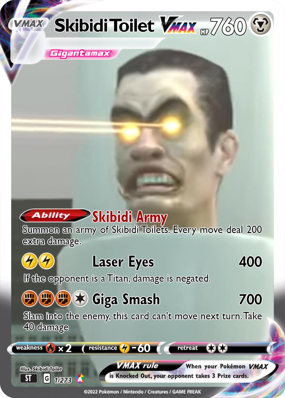 Skibidi Toilet - InvalidAnt | Pokécardmaker.net